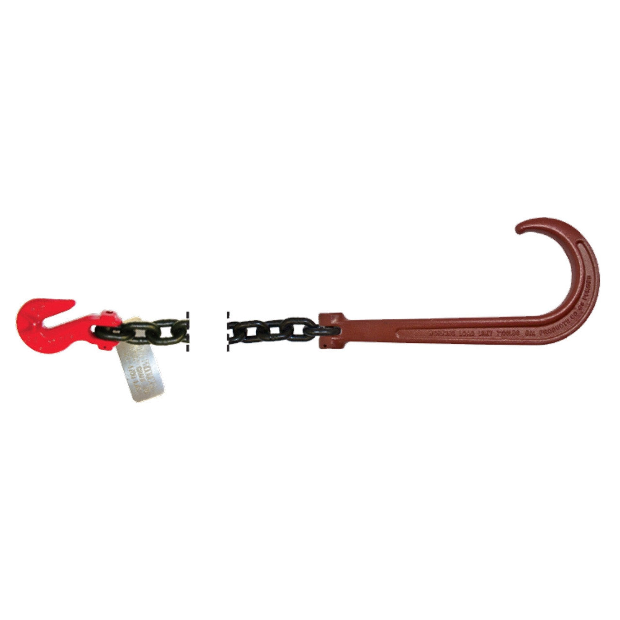 3/8" x 10' Grade 80 Cradle Grab & 15" J Hook Chain – Battelini Wrecker ...