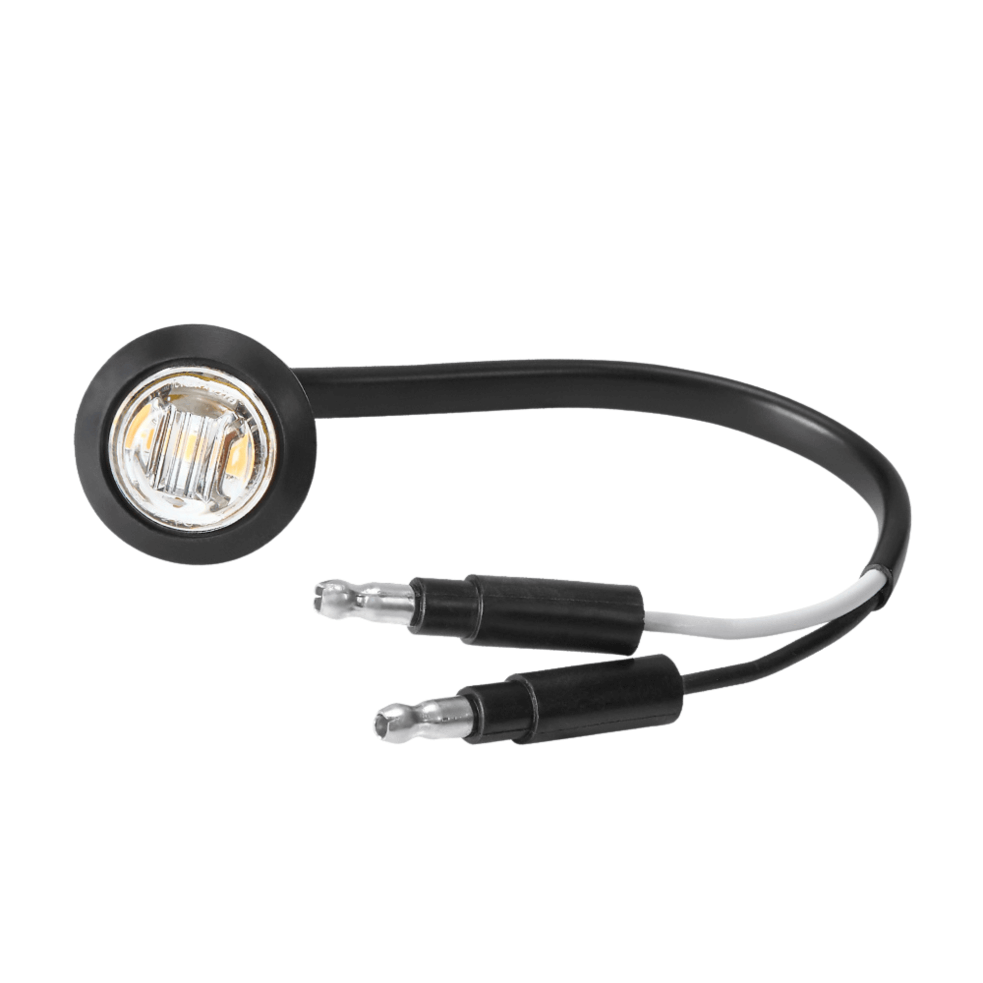3/4" LED Round Button Light w/ Clear Lens – Battelini Wrecker Sales